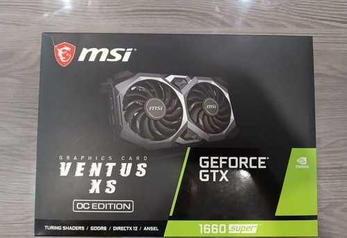 MSI GTX 1660 Super Ventus XS OC 6Gb с гарантией