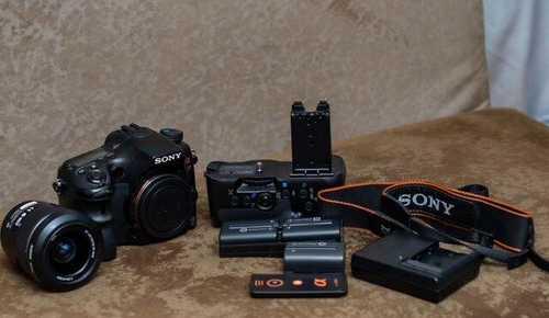 Sony A77 + Бат ручка + kit