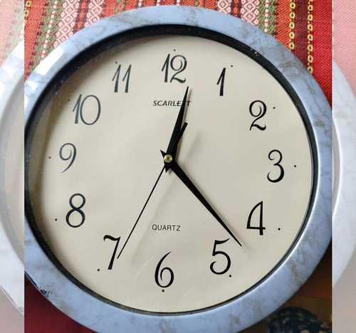 Часы настенные Scarlett диаметр 29 см