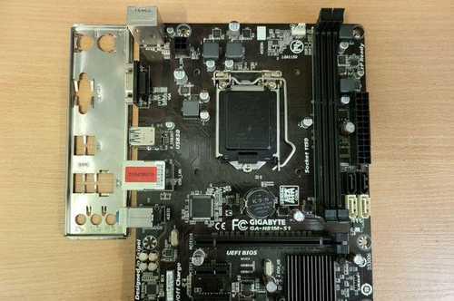 1150 Gigabyte GA-H81M S1 mATX проверка