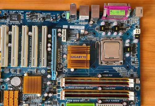 Материнская плата lga 775. 8Gb. Xeon 5460