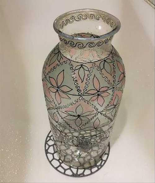 Зонточница напольная ваза стекло 60см