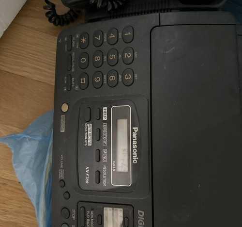 Факс panasonic kx ft 780