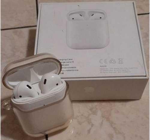 Беспроводные наушники airpods 2(оригинальные)