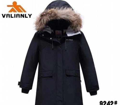Новая детская зимняя куртка парка Valianly 146,158
