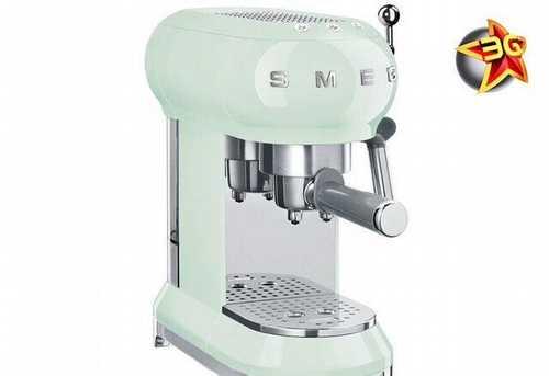 Кофемашина Smeg ECF01pgeu Green