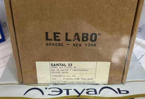 LE labo santal 33. 100мил (+ сертификат) духи