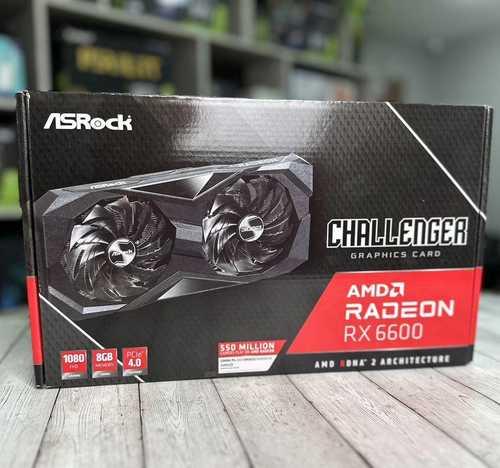 Видеокарта Radeon RX 6600 Challenger D 8Gb