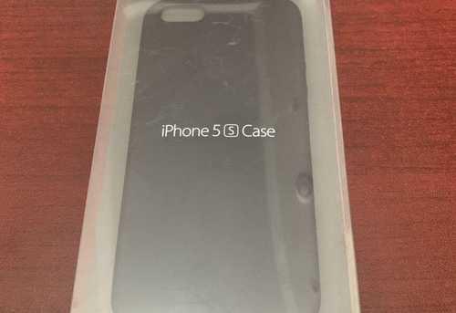 Ориинальны черный кожаный чехол iPhone 5s