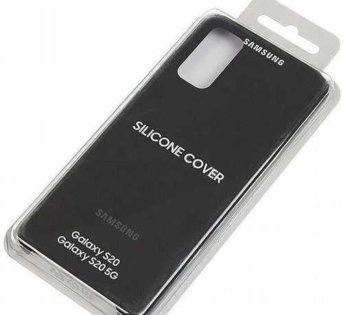Чехол Samsung Silicone Cover для Galaxy S20 Чёрный