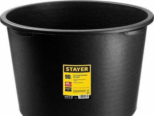 Таз строительный пластик 60л stayer 06098-60z01