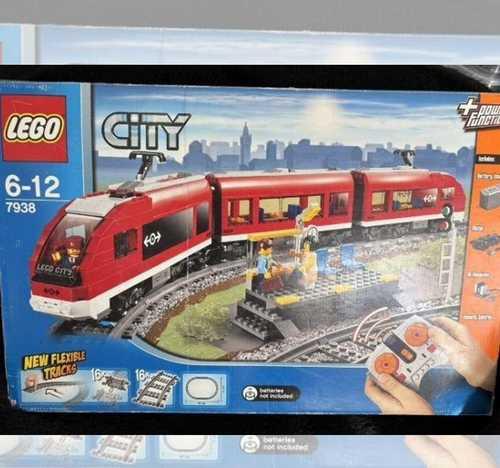 Lego city поезд