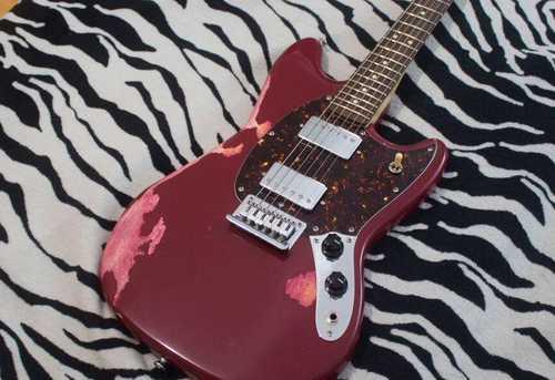Fender Squier mustang relic электрогитара