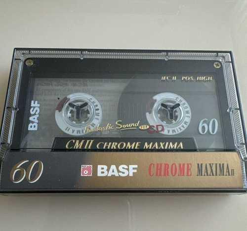 Аудиокассета Basf Chrome Maxima II 60 1995 Герм