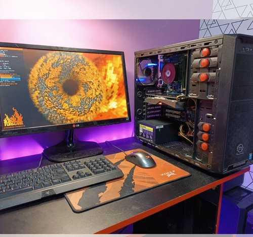 Игровой ПК, Core i5-2500K, GeForce GTX 1050 Ti 4 ГБ, RAM 16 ГБ
