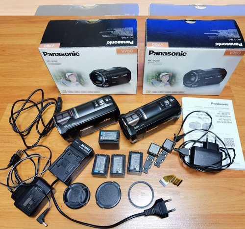 Две видеокамеры Panasonic HC-V760