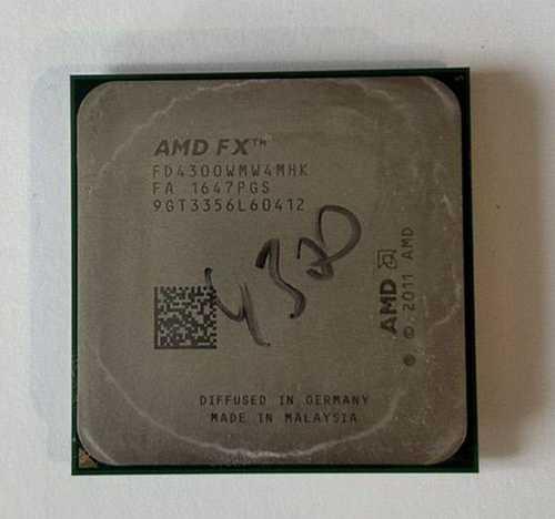 Процессор AMD FX-4300 quad core 3.8GHz