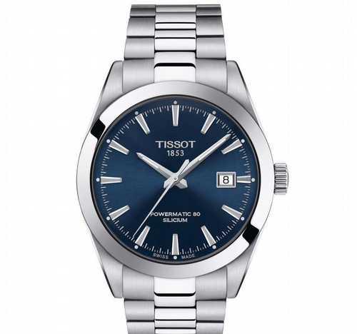 Tissot gentleman powermatic 80 silicium синие T127