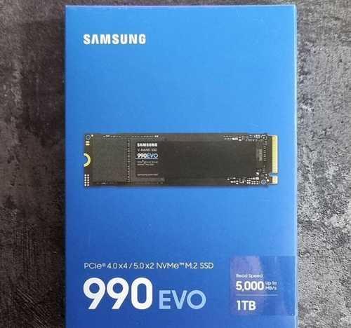 Жесткий диск SSD 1TB M2 Samsung 990 EVO MZ-V9E1T0B