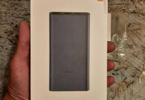 Powerbank xiaomi 10000, 22.5W, синий