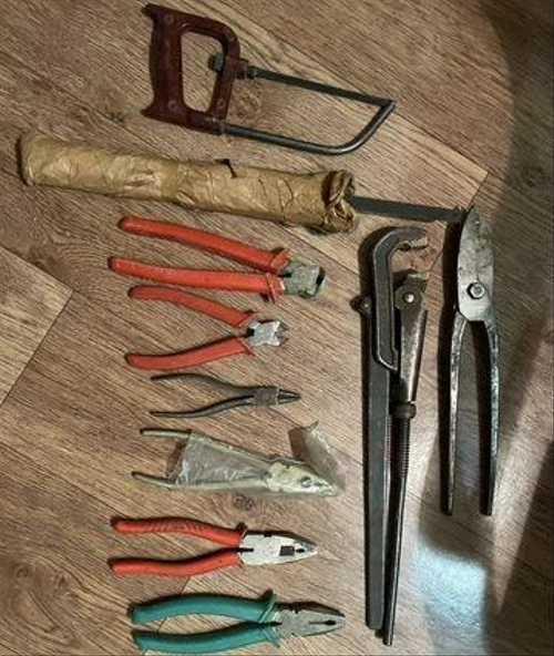 Плоскогубцы, наечный коюч, ножницы по металлу