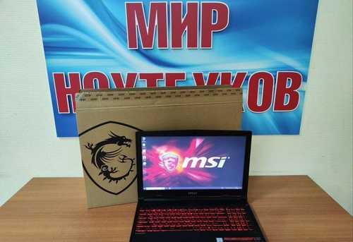 Мощный игровой ноутбук MSI / GTX 1050Ti 4gb