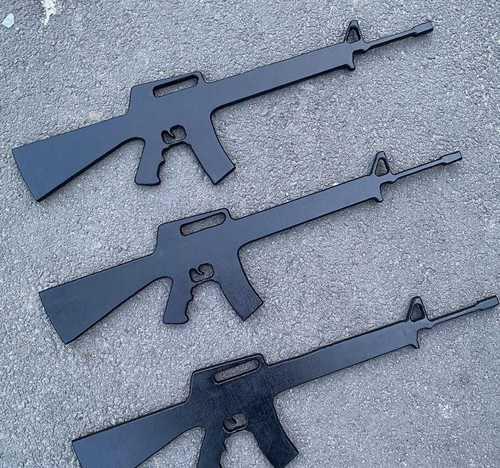 Детский деревянный автомат м4