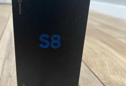 Коробка от Samsung galaxy s8