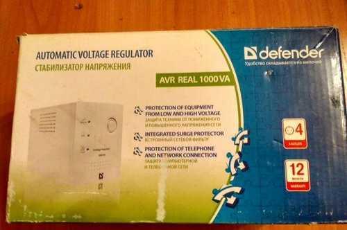 Стабилизатор напряжения Defender AVR real 1000VA