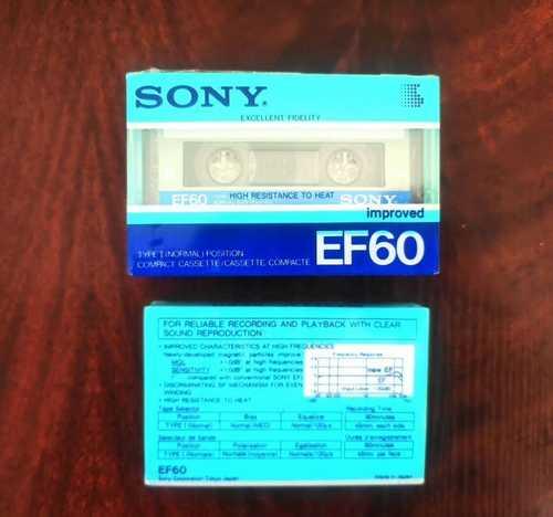 Аудиокассета Sony EF 60