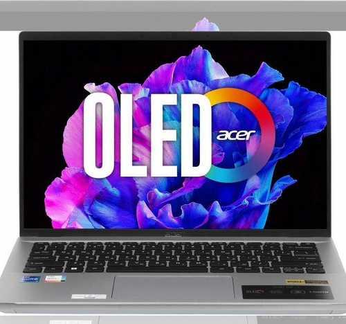 Ноутбук acer Swift GO 14 SFG14-71-72QX серебристый