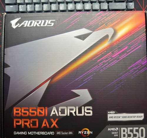 Gigabyte B550I aorus PRO AX