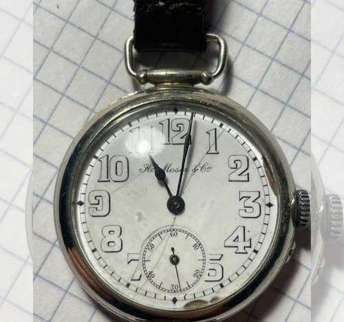 Старинные наручные часы Henry Moser