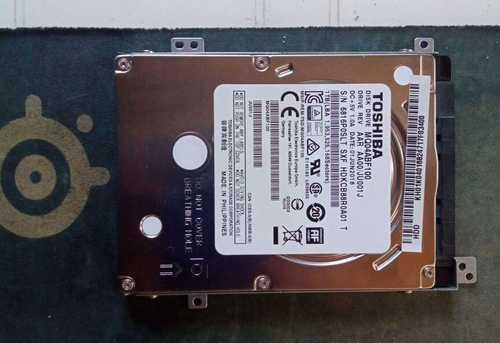 Toshiba MQ04ABF100, 1тб, HDD, SATA III, 2.5"