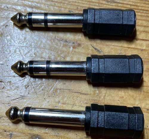 Переходники 3.5 mm jack - 6.3 mm jack