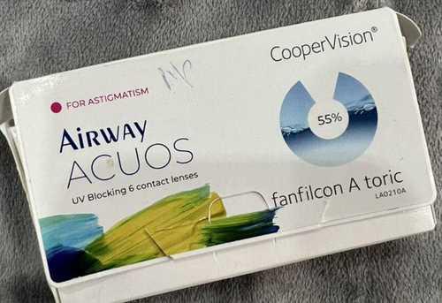 Линзы контактные airway acous -2,25