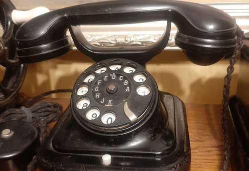Старинный телефонный аппарат siemens