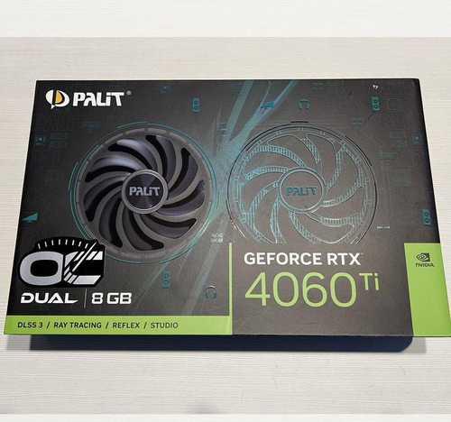 Видеокарта Palit RTX 4060 Ti Dual OC новая, гарант