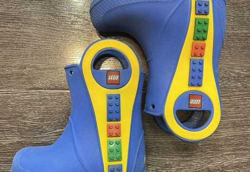 Резиновые сапоги crocs c6 lego