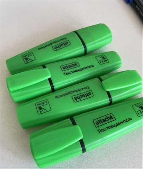 Текстовыделитель маркер зеленый