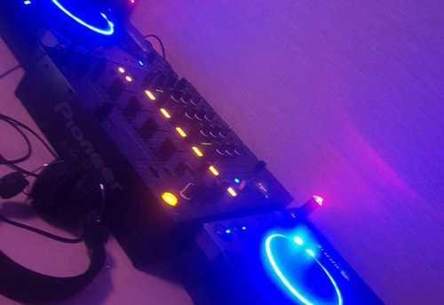 Комплект pioneer djm 700 + пара cdj 400