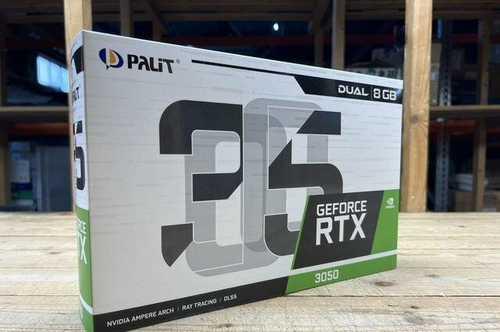 Palit nvidia geforce RTX 3050 dual 8G, новые