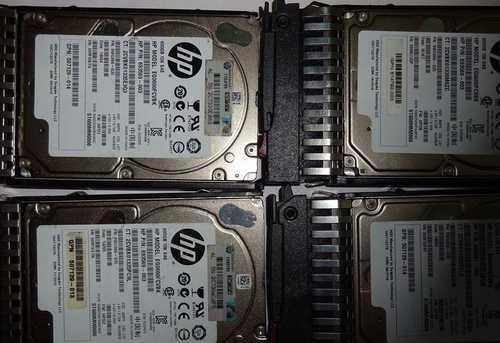 4 x SAS 2.5 600Gb 10k HP EG0600fcvbk 507129-014