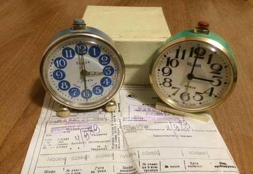 Часы будильник "Slava" СССР 1989 г