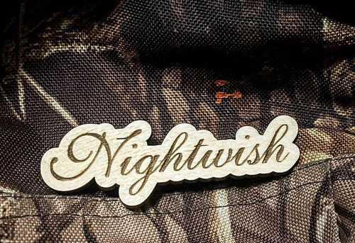 Nightwish деревянный значок (Новый)