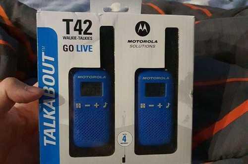 Новые рации Motorola t42