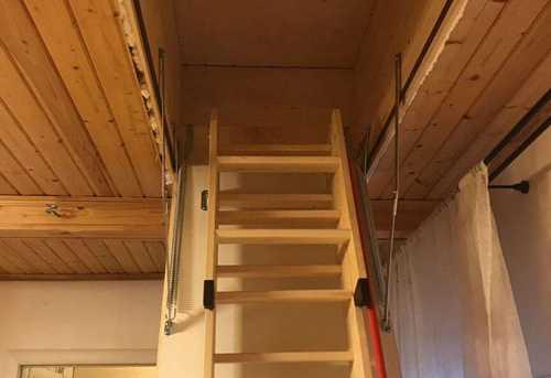 Утепленная чердачная лестница Fakro LTK 70x120x280