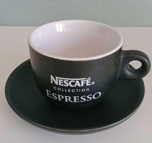 Чашка с блюдцем кофе Nescafé espresso