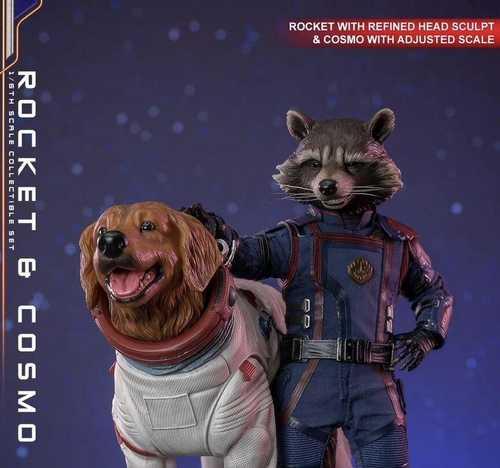 В пути Hot Toys Rocket & Cosmo