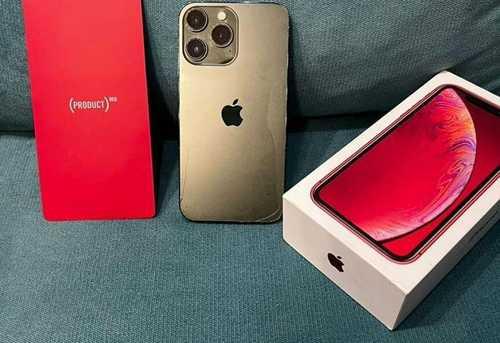Телефон iPhone XR product Red в корпусе 13 Pro